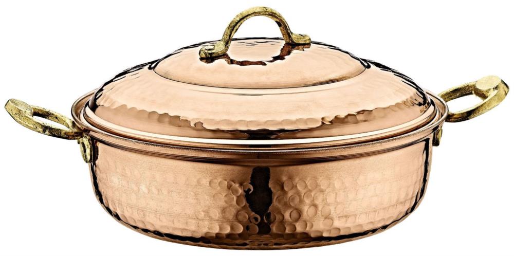 Oms 9210 Bakır Dövme 24 cm Karnıyarık Tencere - 1,120.83 TL + KDV