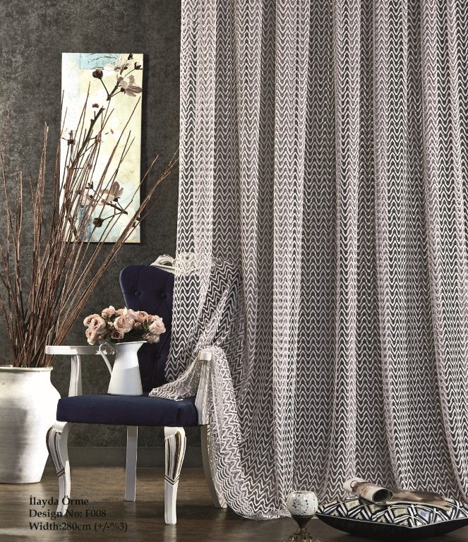 Vinaldi İlayda Örme Fon Perde Design No F008 - Sorunuz + KDV