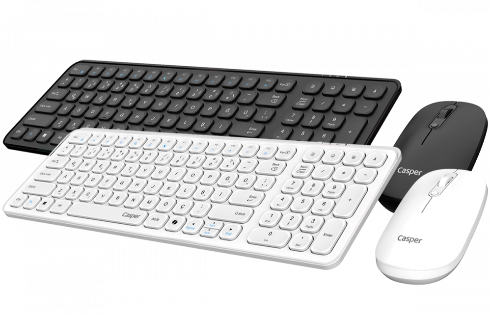 Casper SK.CS-AX8032 -W Kablosuz Slim Klavye Mouse Seti Siyah - 1,625.00 ...